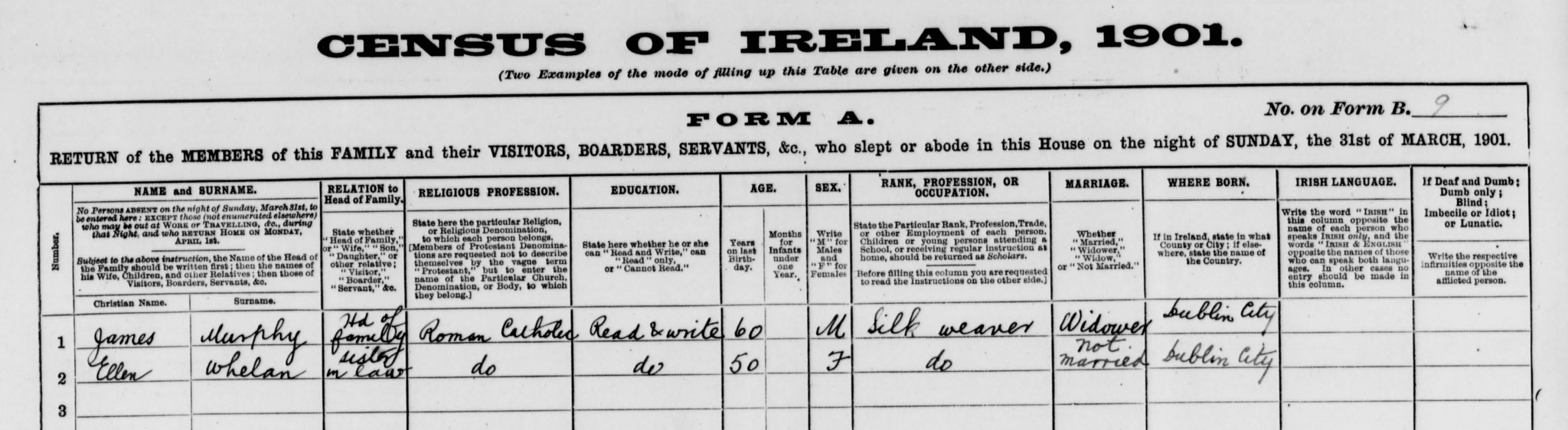 How to Search the 1901 and 1911 Irish Censuses for Free - Family Tree ...