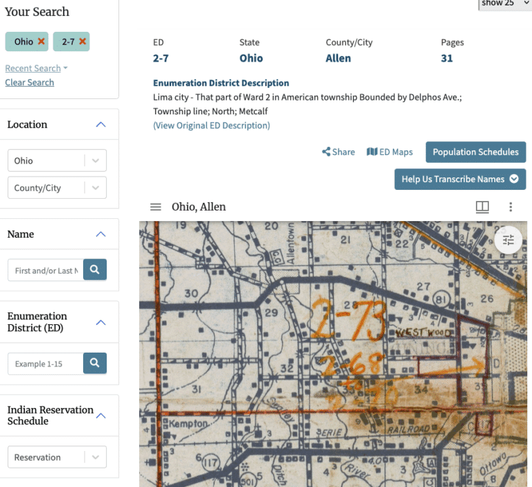 Enumeration District Maps: How to Use Them in Your Genealogy Research ...