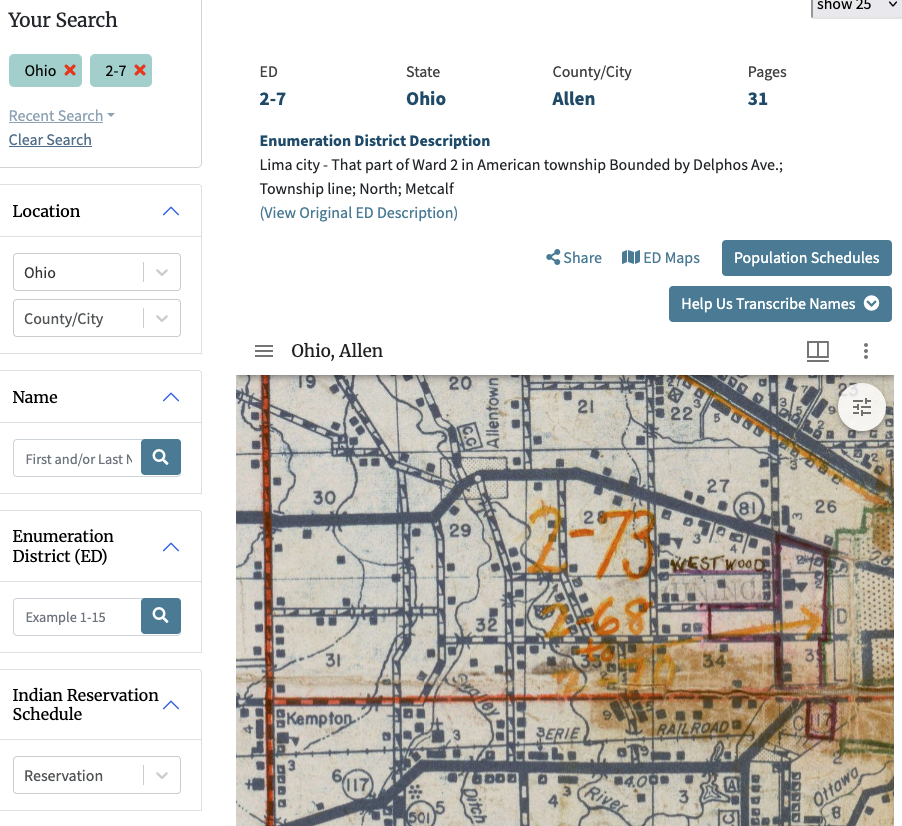 Enumeration District Maps: How to Use Them in Your Genealogy Research ...