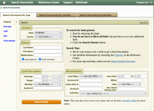 Find Patents at the General Land Office Records (GLO) Website